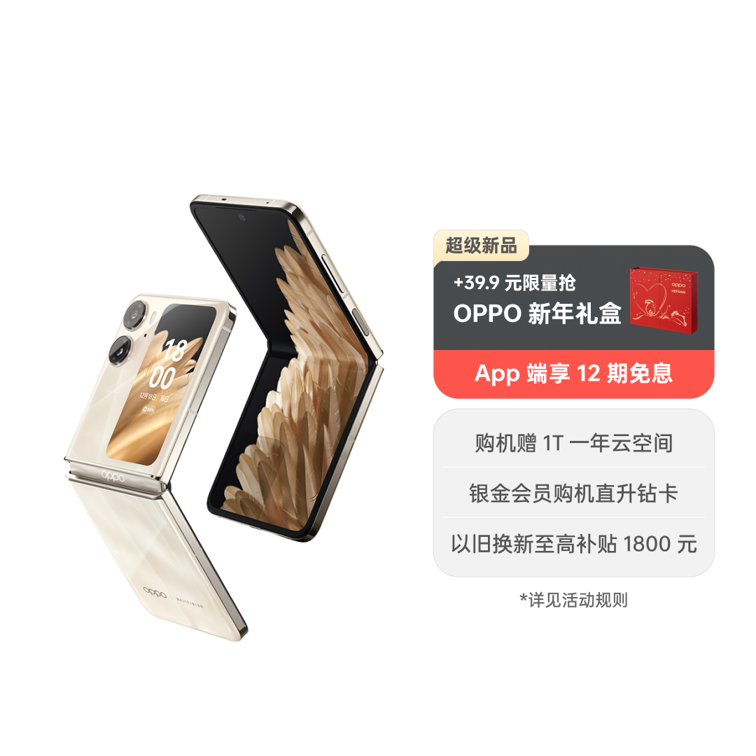 OPPO Find N2 Flip 流金 12GB+256GB 官方标配